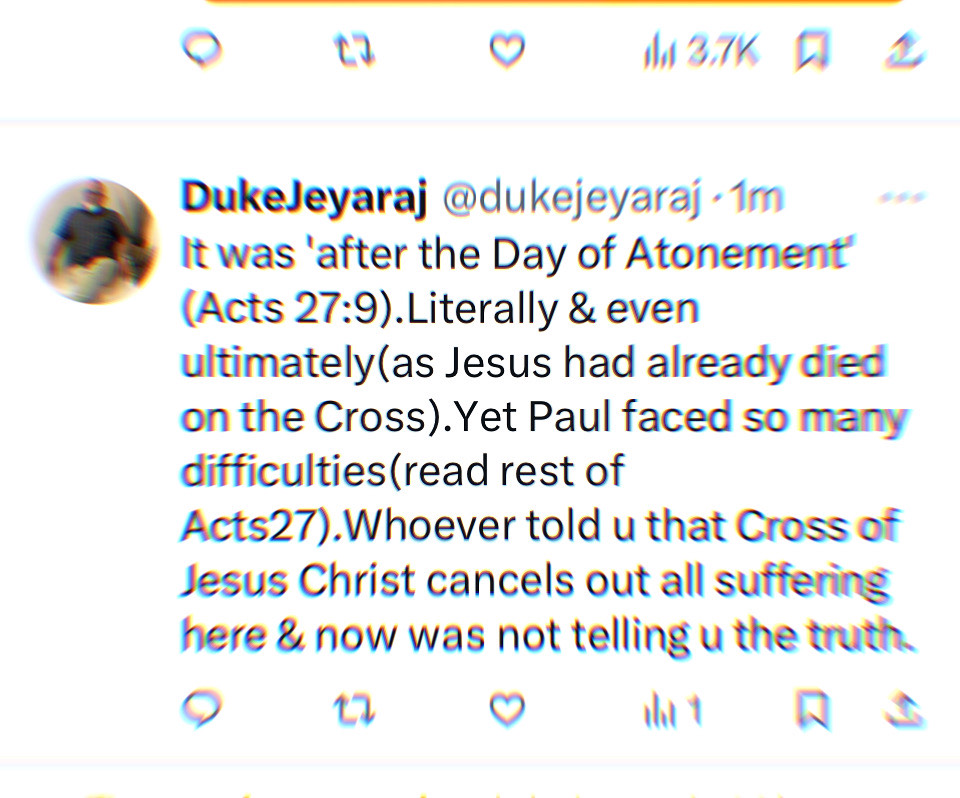 Twitter-size lent devotions with duke jeyaraj: week two (2024 season ...